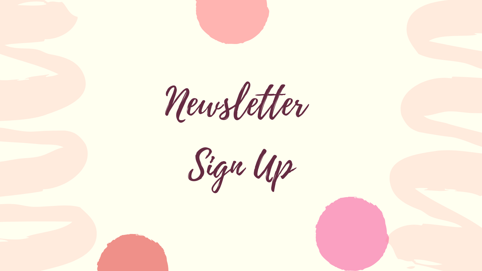 Newsletter Sign Up - A Nurse Named Courtney